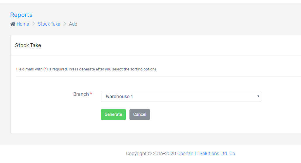 Adjust stock quantity | System SIA Help Center